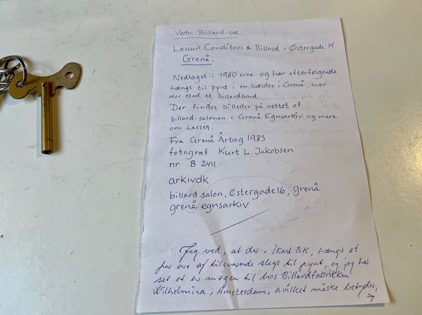 Antique Oak Mechanical Billiard Clock with Timer by P. O. Pedersen ...