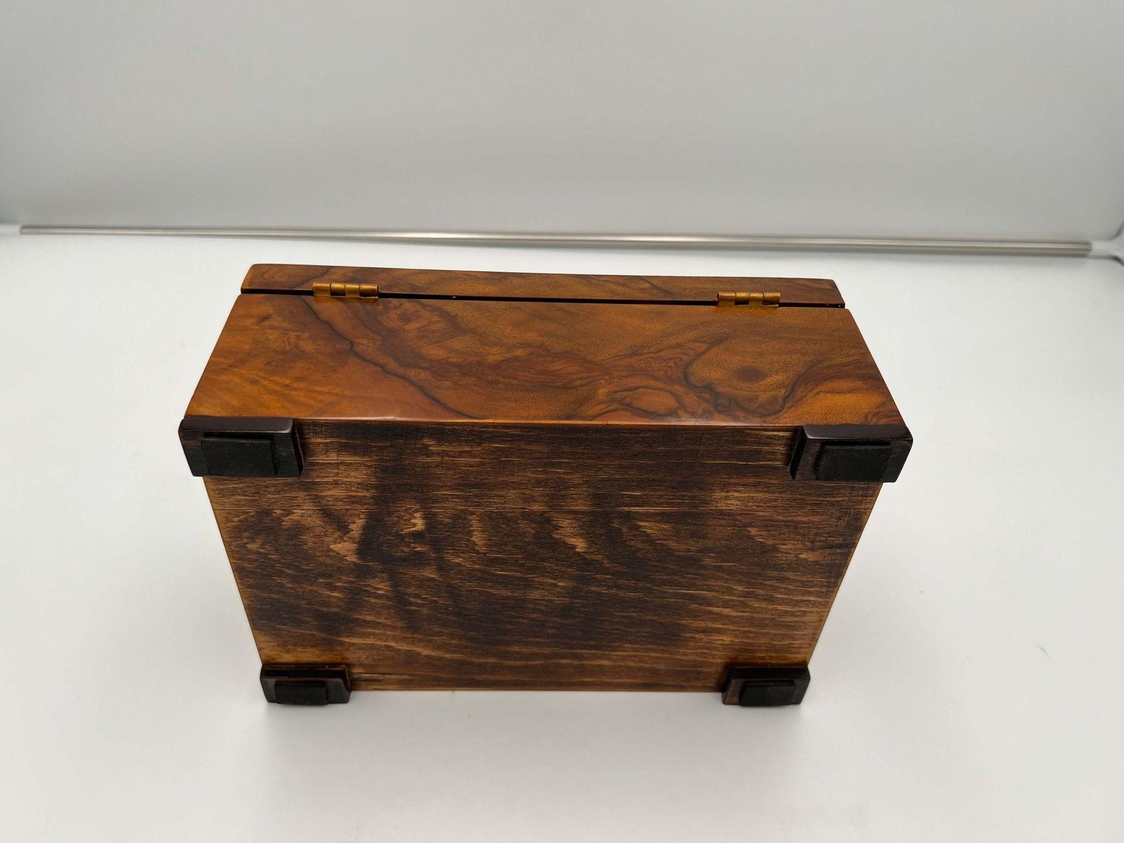 Antique Biedermeier Box in Walnut Veneer, South Germany, 1900s for sale ...