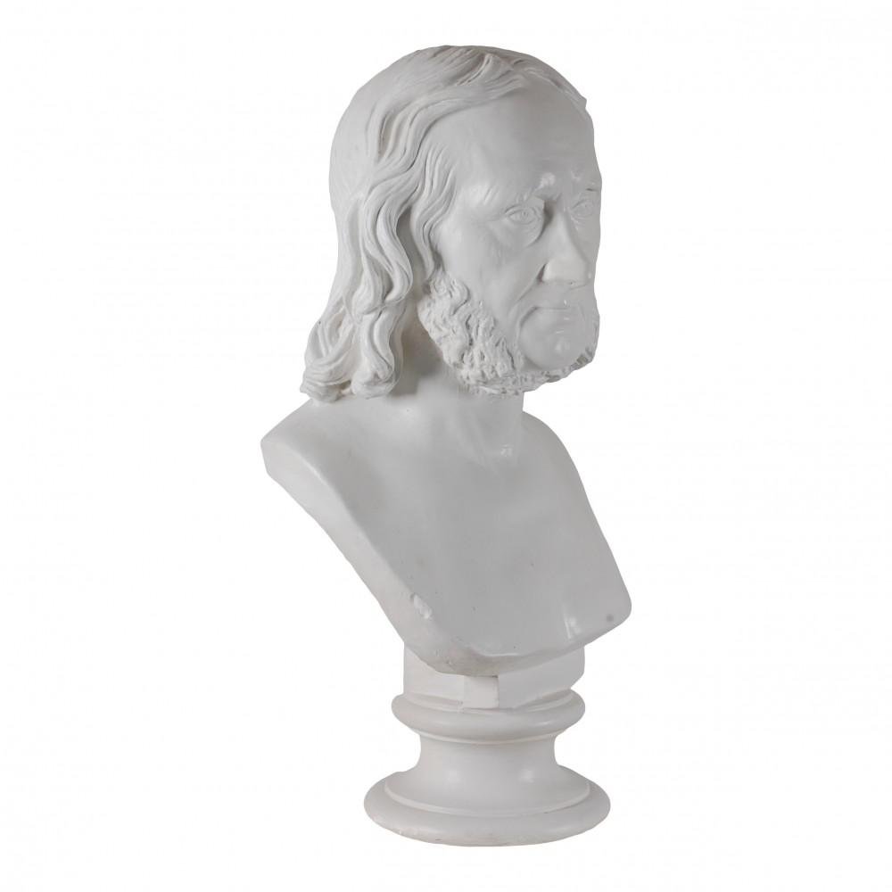 Plaster Bust from B S Ingemann, 1950s for sale at Pamono