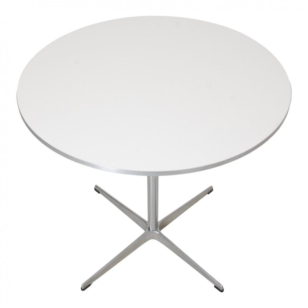 White Café Table by Arne Jacobsen for Fritz Hansen, 2000s for sale at ...