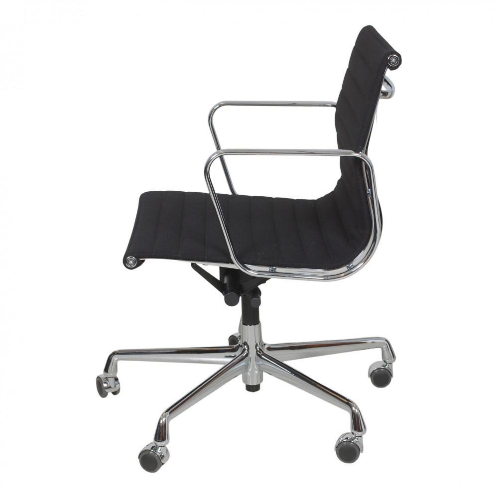 Black Hopsak Fabric Ea-117 Office Chair by Charles Eames for Vitra ...