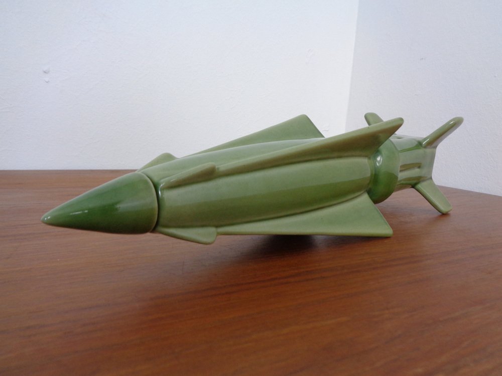 Rocket Ceramic Decanter, Germany, 1960s for sale at Pamono