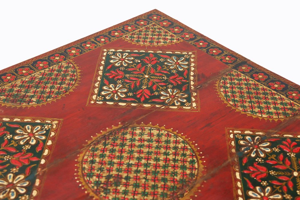 Vintage Hand-Painted Low Coffee Table, Afghanistan, 1970s for sale at ...
