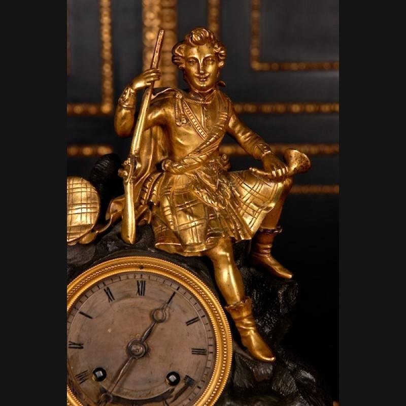 19th Century Napoleon III Style Bronze Pendulum Chimney Clock for sale ...
