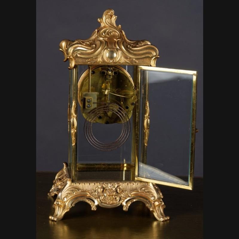 19th Century Napoleon III Fire-Gilt Fireplace Clock, 1890s for sale at ...