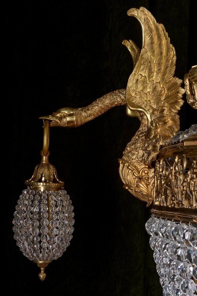 Large Empire Style Chandelier for sale at Pamono