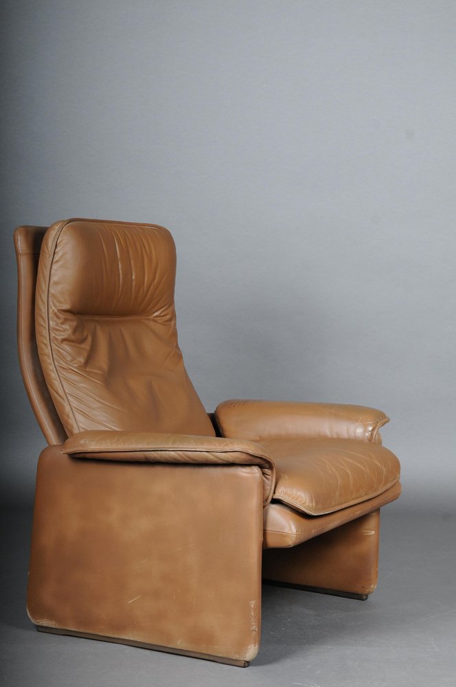Set of DS50 Lounge Chair & Ottoman in Leather from de Sede, Switzerland ...