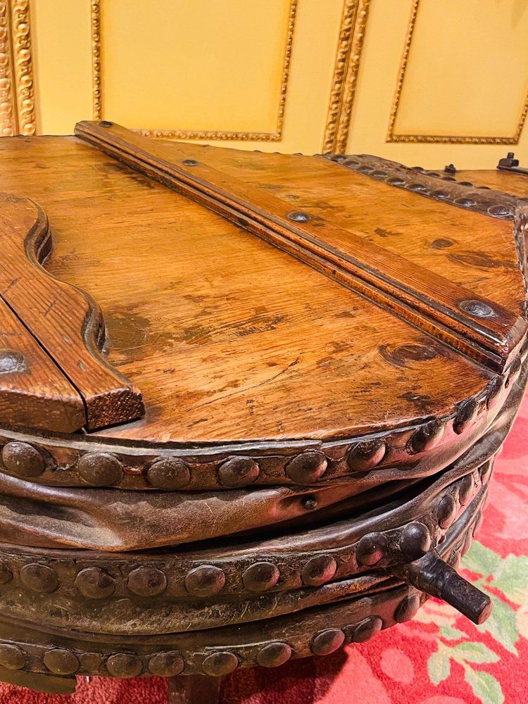 Antique Industrial Bellows Coffee Table, 1880s for sale at Pamono