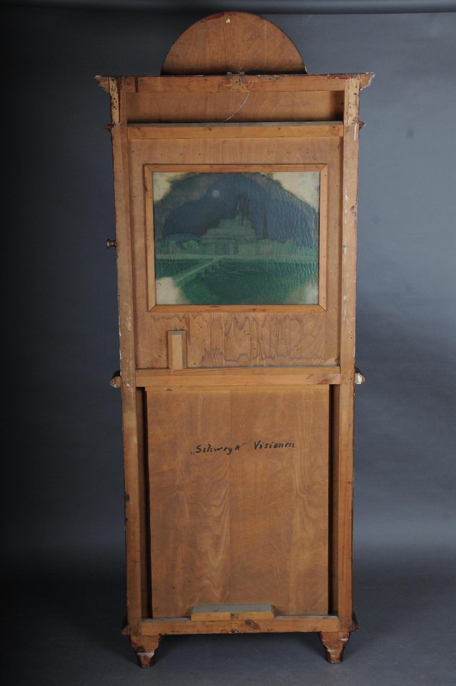 19th Century Solitaire Wall Panel with Painting for sale at Pamono