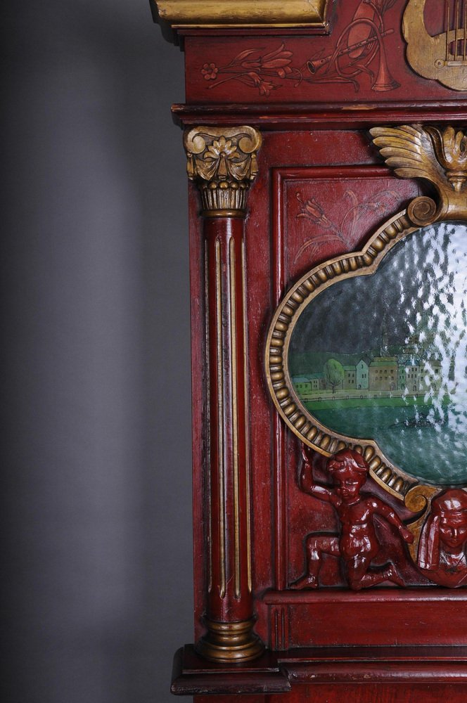 19th Century Solitaire Wall Panel with Painting for sale at Pamono