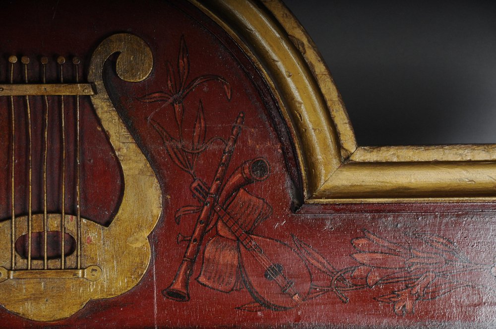 19th Century Solitaire Wall Panel with Painting for sale at Pamono