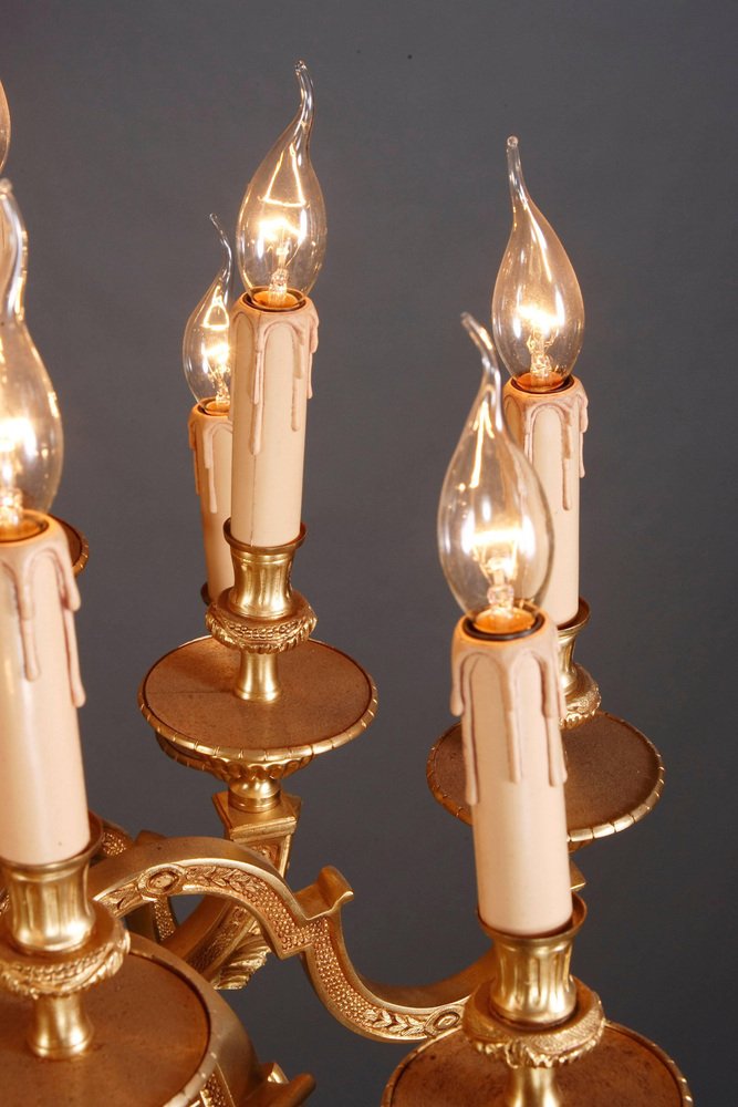 20th Century Louis XIV Style Candelabra Chandelier for sale at Pamono