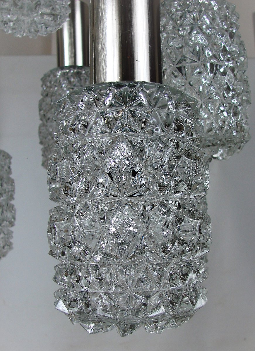Type 421 Cascade Chandelier from Bankamp Leuchten, Neheum, 1960s for sale at Pamono
