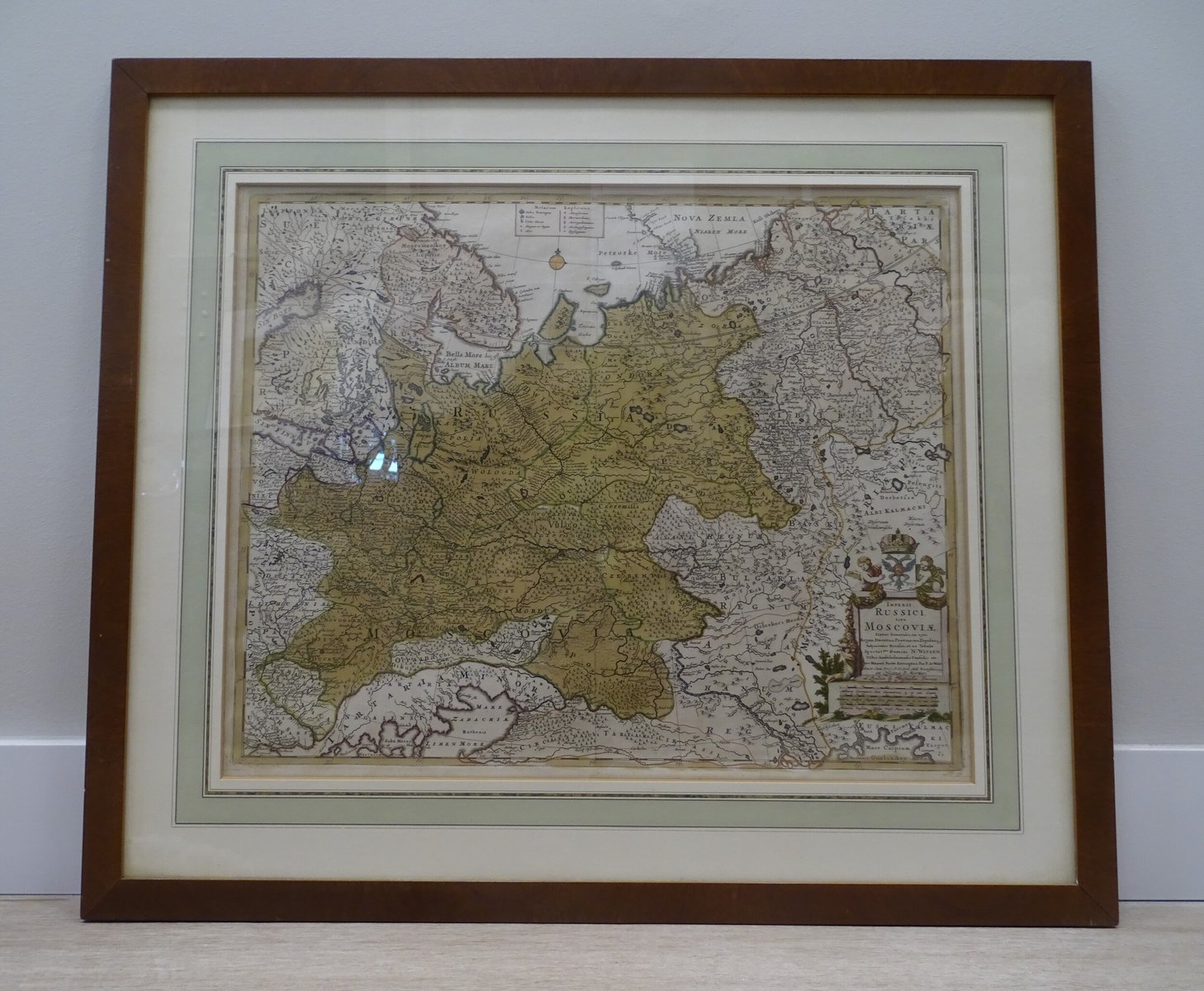 Carte Cartographique de l'Empire Russe par Frederick De Wit, 17ème ...