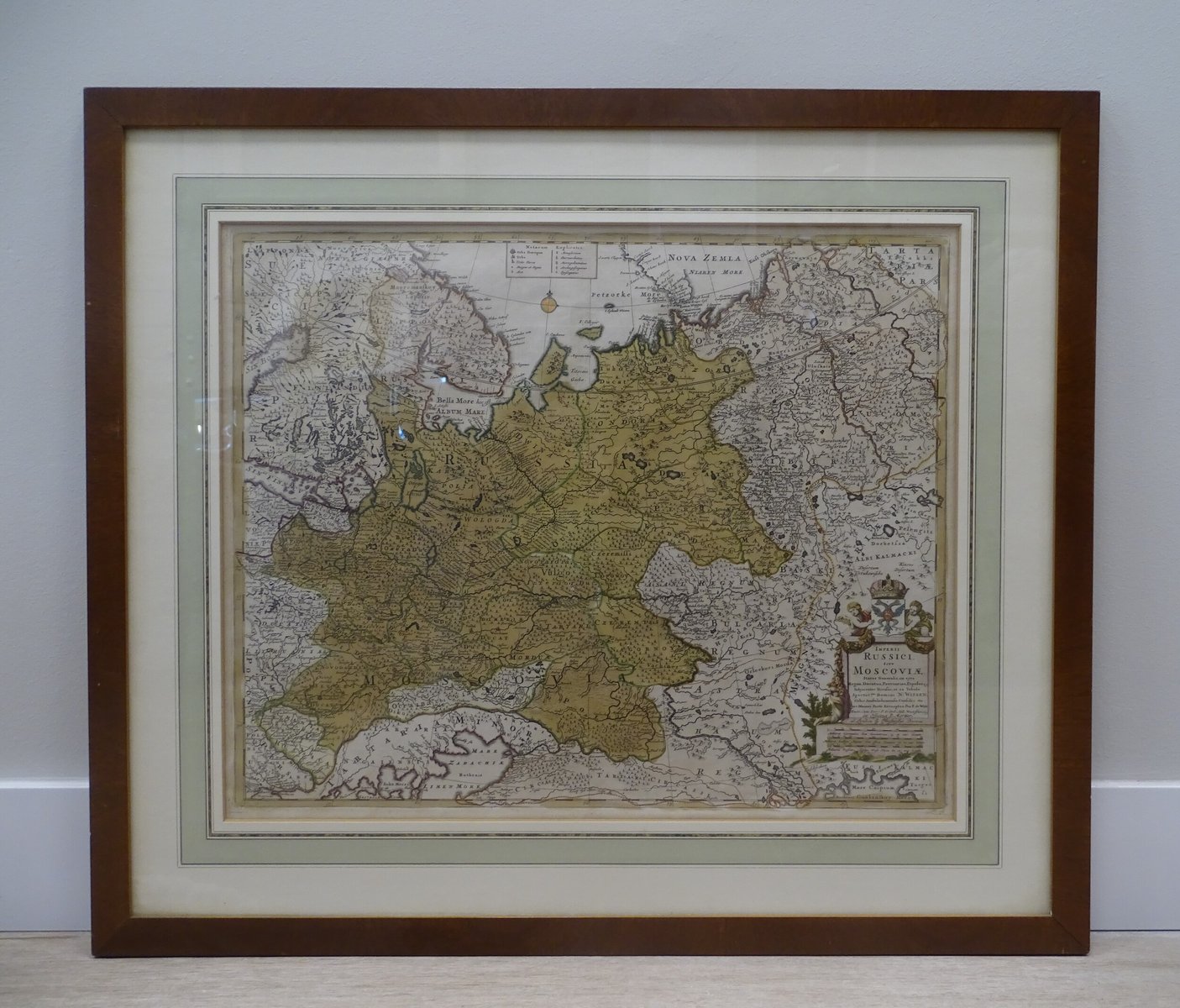 Carte Cartographique de l'Empire Russe par Frederick De Wit, 17ème ...