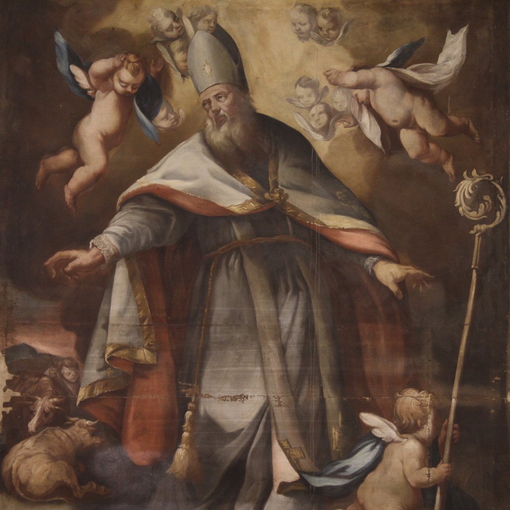 Italian Artist, Religious Composition, 1730, Oil on Canvas for sale at ...