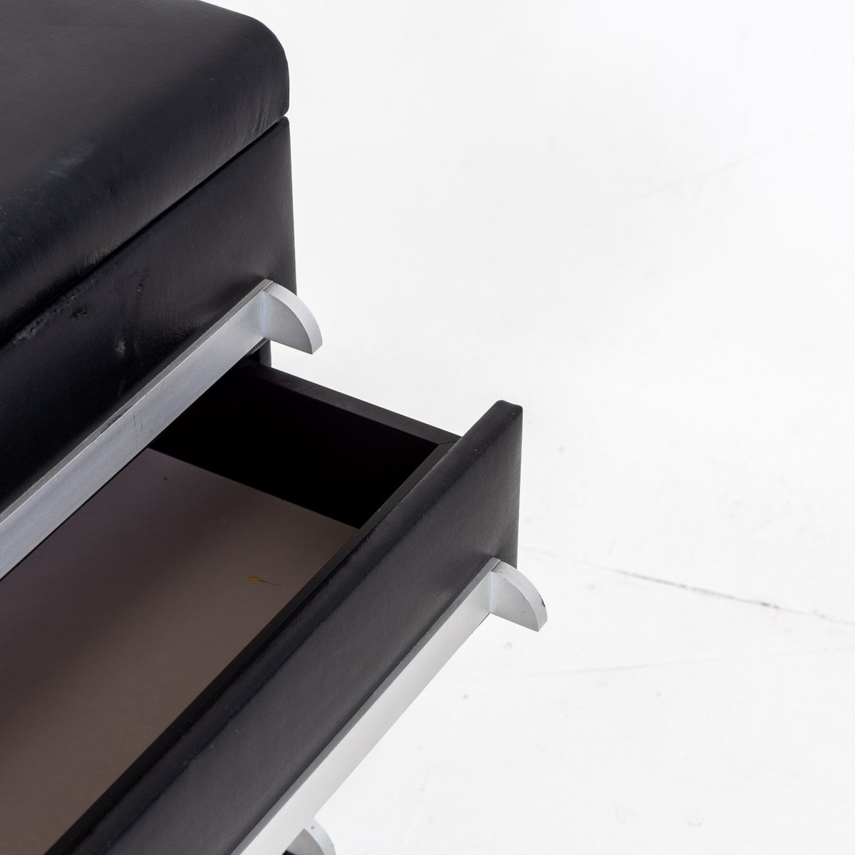 Leather-Covered Filing Cabinets, Late 20th Century, Set of 2 for sale ...