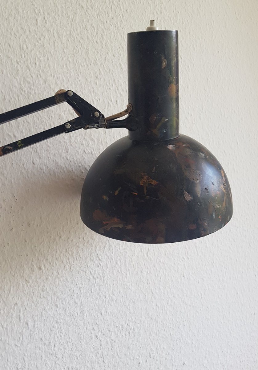Black Joint Hand-Painted Lamp by Louis Poulsen for Berlin Artist Studio ...