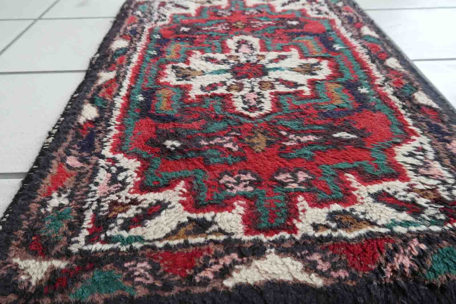 Vintage Middle Eastern Hamadan Mat, 1970s for sale at Pamono