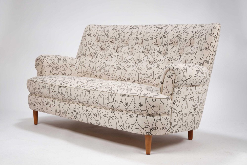 The Picasso Sofa by Carl Malmsten, 1970s for sale at Pamono