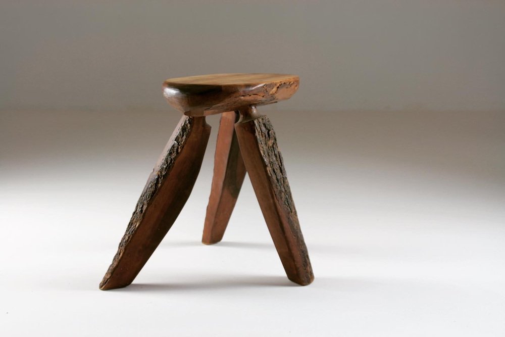 Tripod Stool, France, 1950s for sale at Pamono