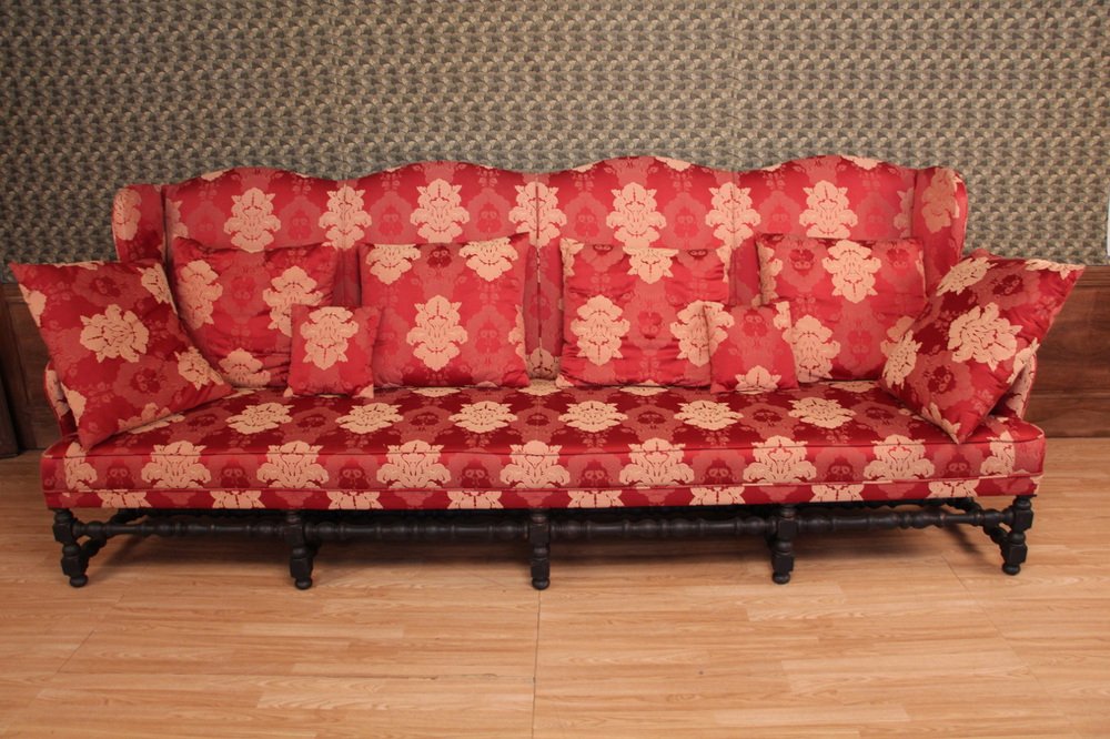 Louis XIII Castle Sofa, 1930s for sale at Pamono