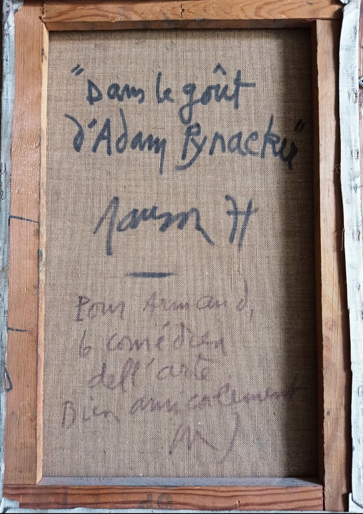 Marc Jason, Surrealist Landscape, Oil on Canvas, 1971 for sale at Pamono