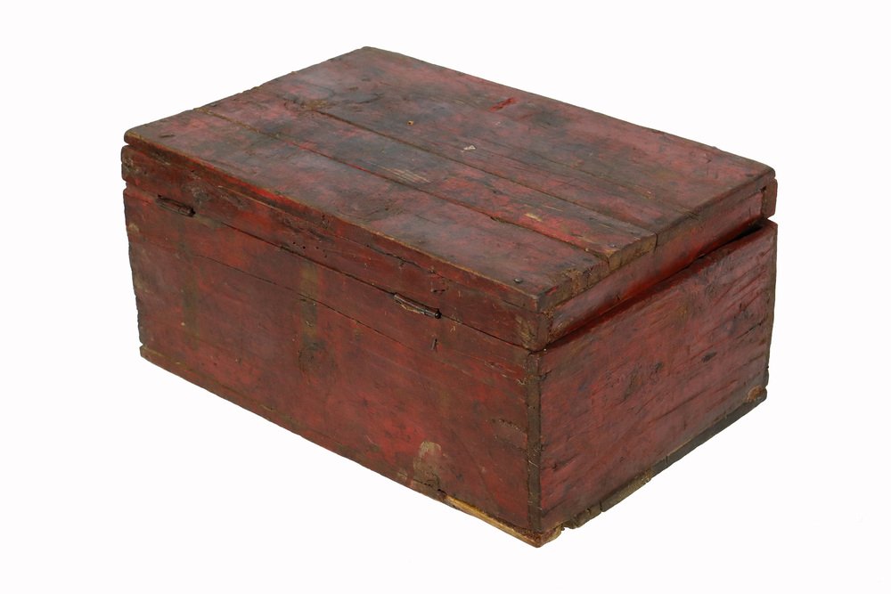 Antique Cedar Wood Treasure Dowry Chest Box, Nuristan, Afghanistan ...