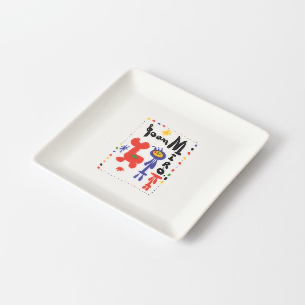 Vintage Porcelain Plate by Joan Miro for Art, 2001 for sale at Pamono