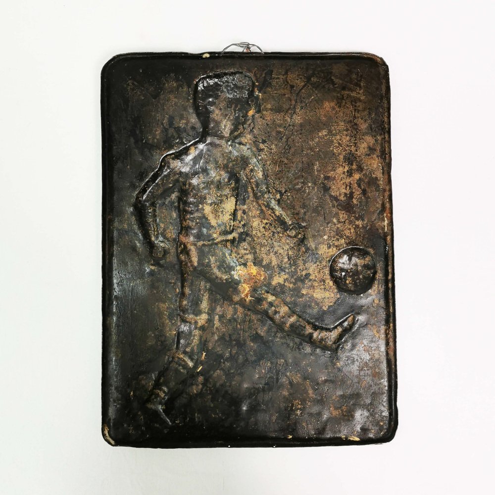 German Bas-Relief in Metal, 1930s for sale at Pamono