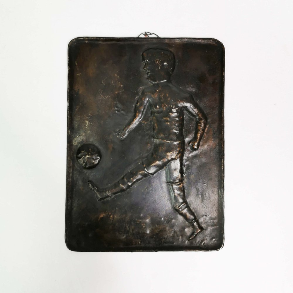 German Bas-Relief in Metal, 1930s for sale at Pamono