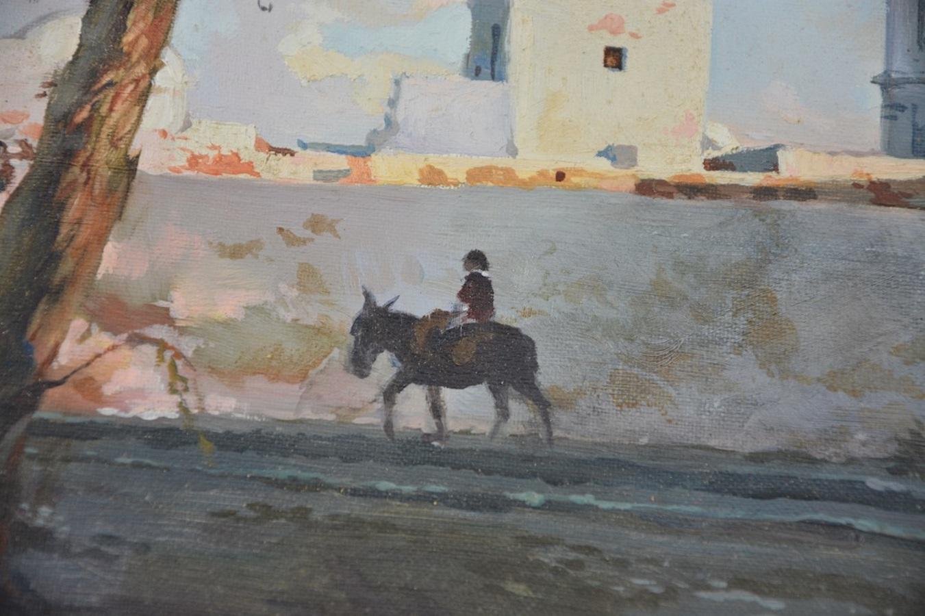 Alexander Sergeev, Tunesische Landschaft, Original Ölgemälde, 1994 bei ...