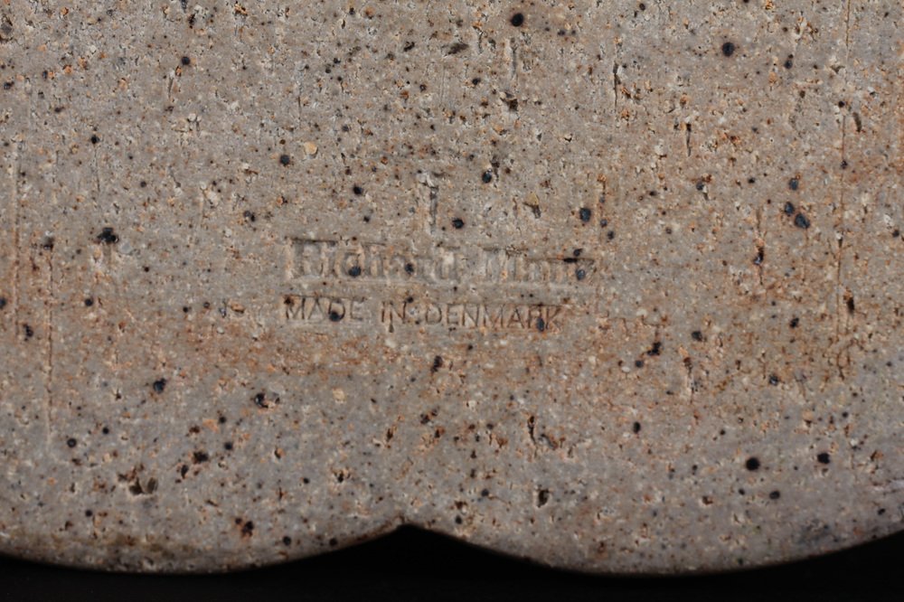 Danish Sculptural Stoneware Vase by Richard Manz, 1960s for sale at Pamono