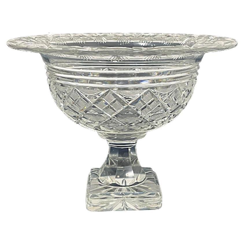 Dutch Crystal Footed Bowl, 1890s for sale at Pamono