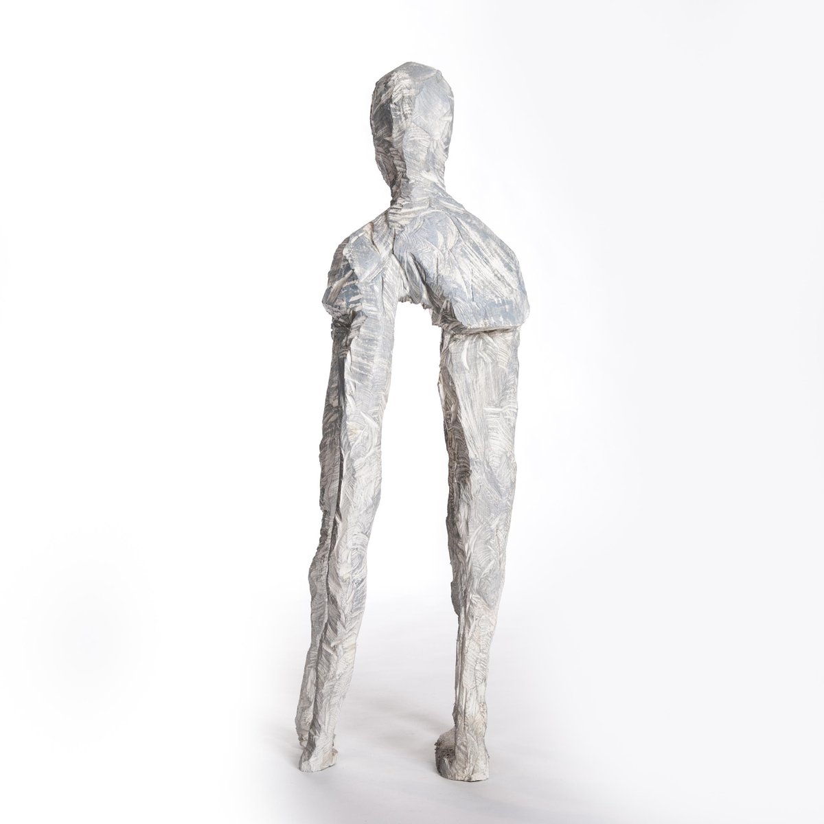 Christofer Kochs, Abstract Chimera Sculpture in Grey-White, 2017 ...