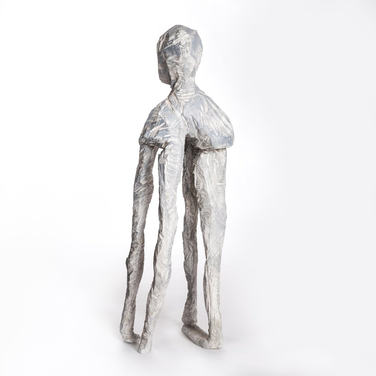 Christofer Kochs, Abstract Chimera Sculpture in Grey-White, 2017 ...