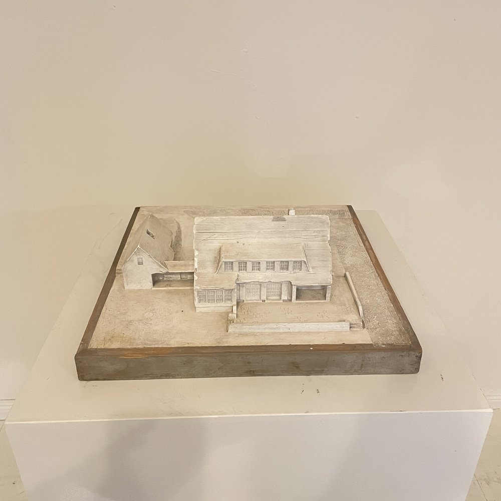 Art Deco Architecture Model in Plaster, 1930s for sale at Pamono