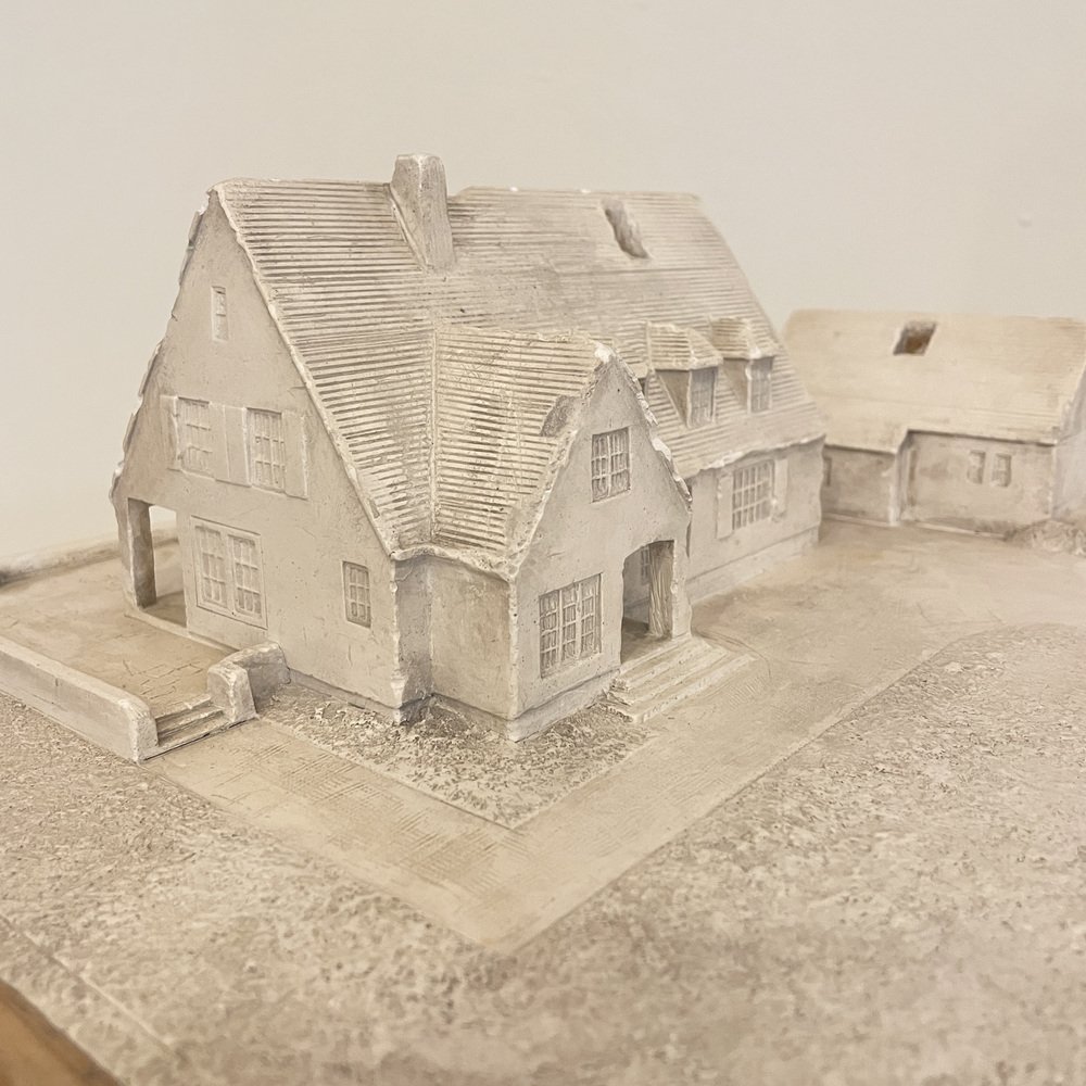 Art Deco Architecture Model in Plaster, 1930s for sale at Pamono