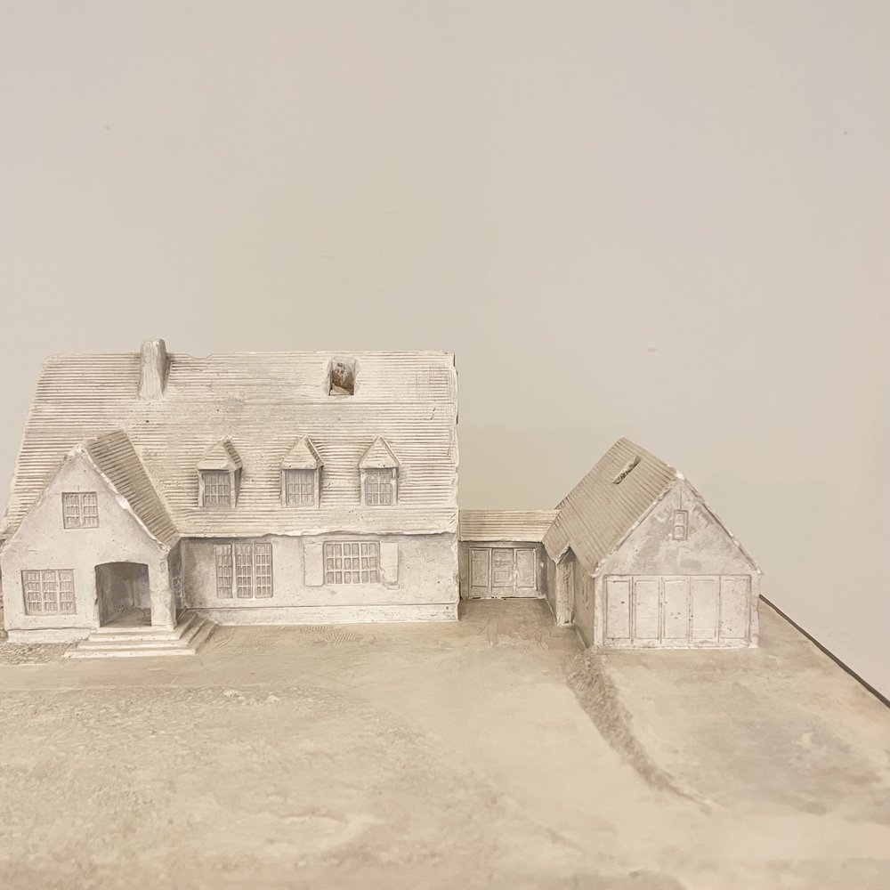 Art Deco Architecture Model in Plaster, 1930s for sale at Pamono