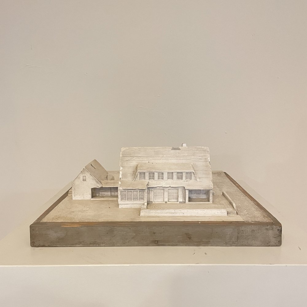 Art Deco Architecture Model in Plaster, 1930s for sale at Pamono