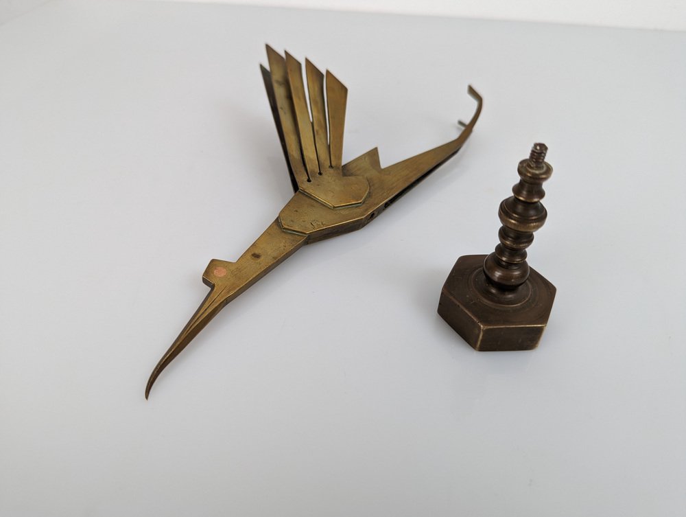 Art Deco Bronze Car Mascot, 1920s for sale at Pamono