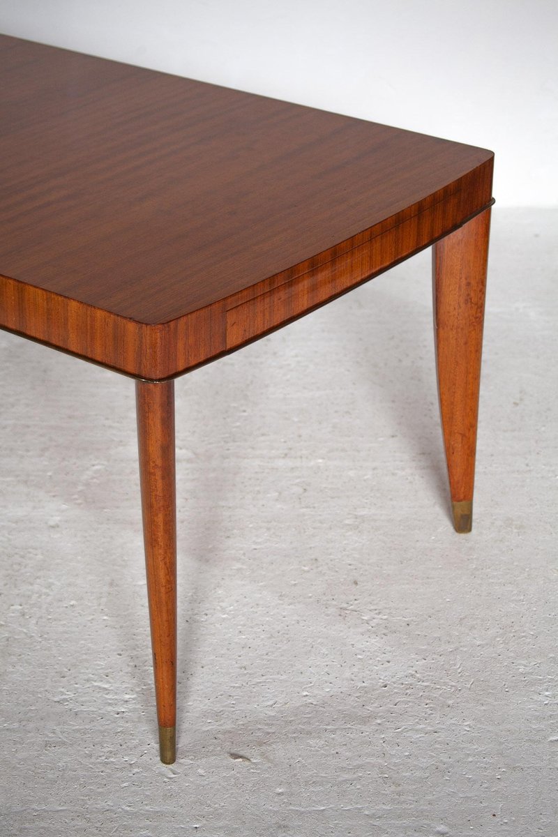 Art Deco Model Voltaire Extandeble Dining Table attributed to De Coene ...