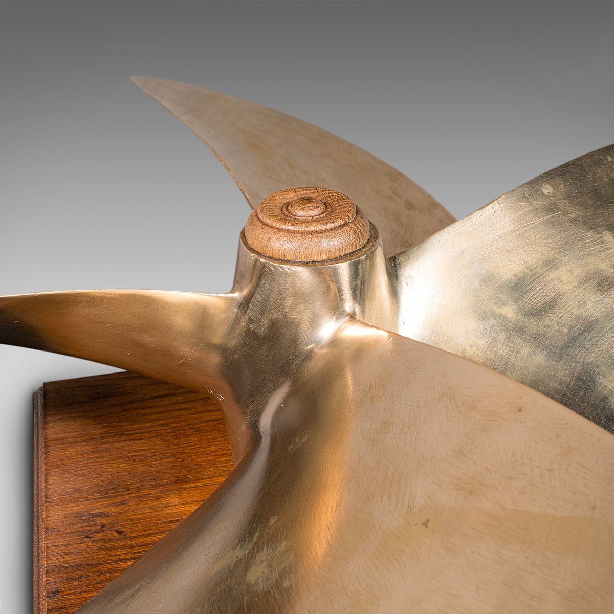 Vintage English Maritime Mounted Ship Propeller in Bronze, 1950s for ...
