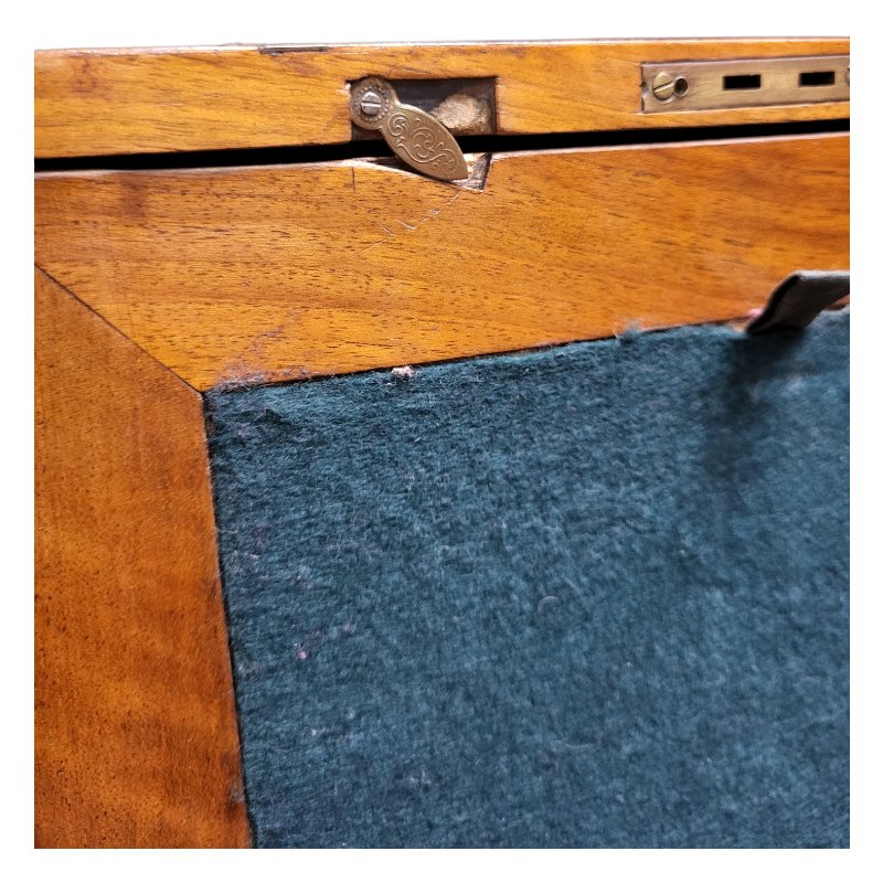 Antique Travel Wooden Writing Notary Box for sale at Pamono