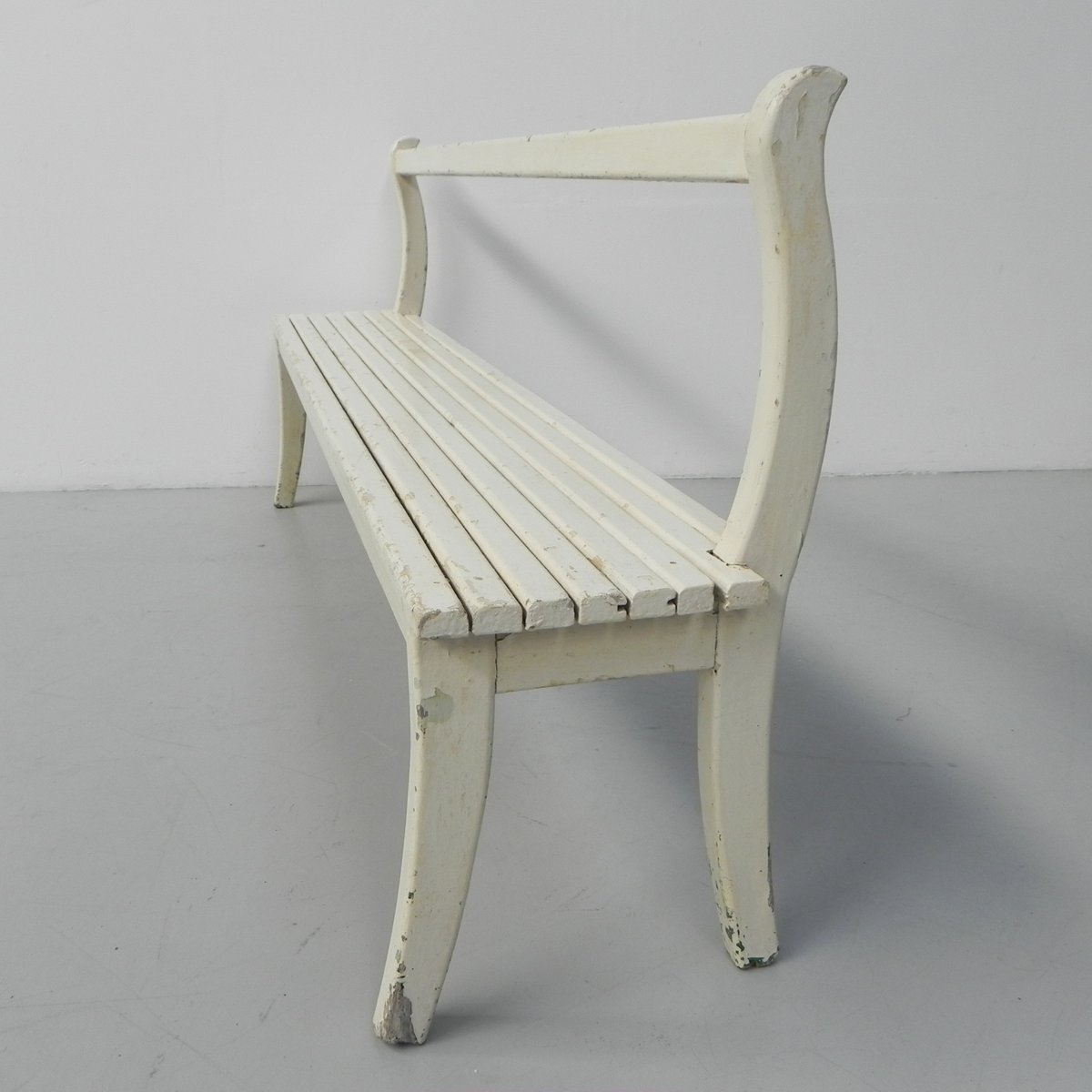 Long Banc de Café en Bois, 1930s en vente sur Pamono