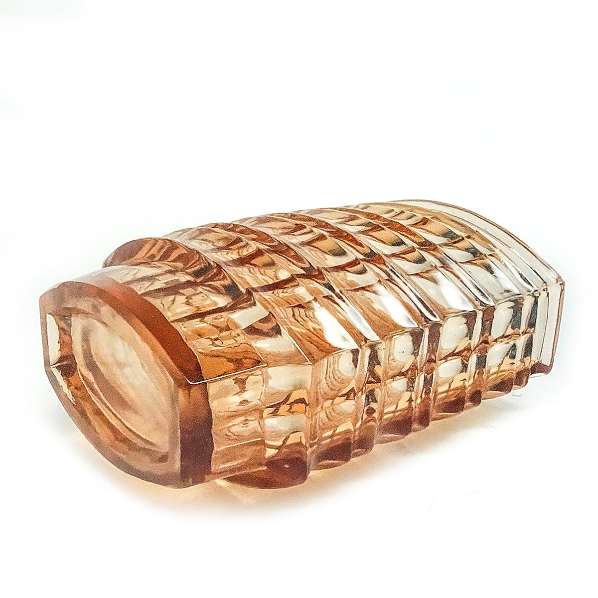 New Look Optical Vase by Jan Sylwester Drost for Ząbkowice Glassworks ...