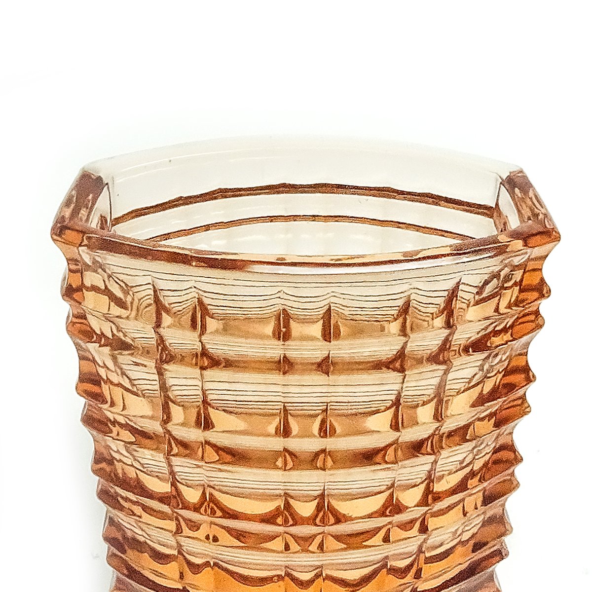 New Look Optical Vase by Jan Sylwester Drost for Ząbkowice Glassworks ...