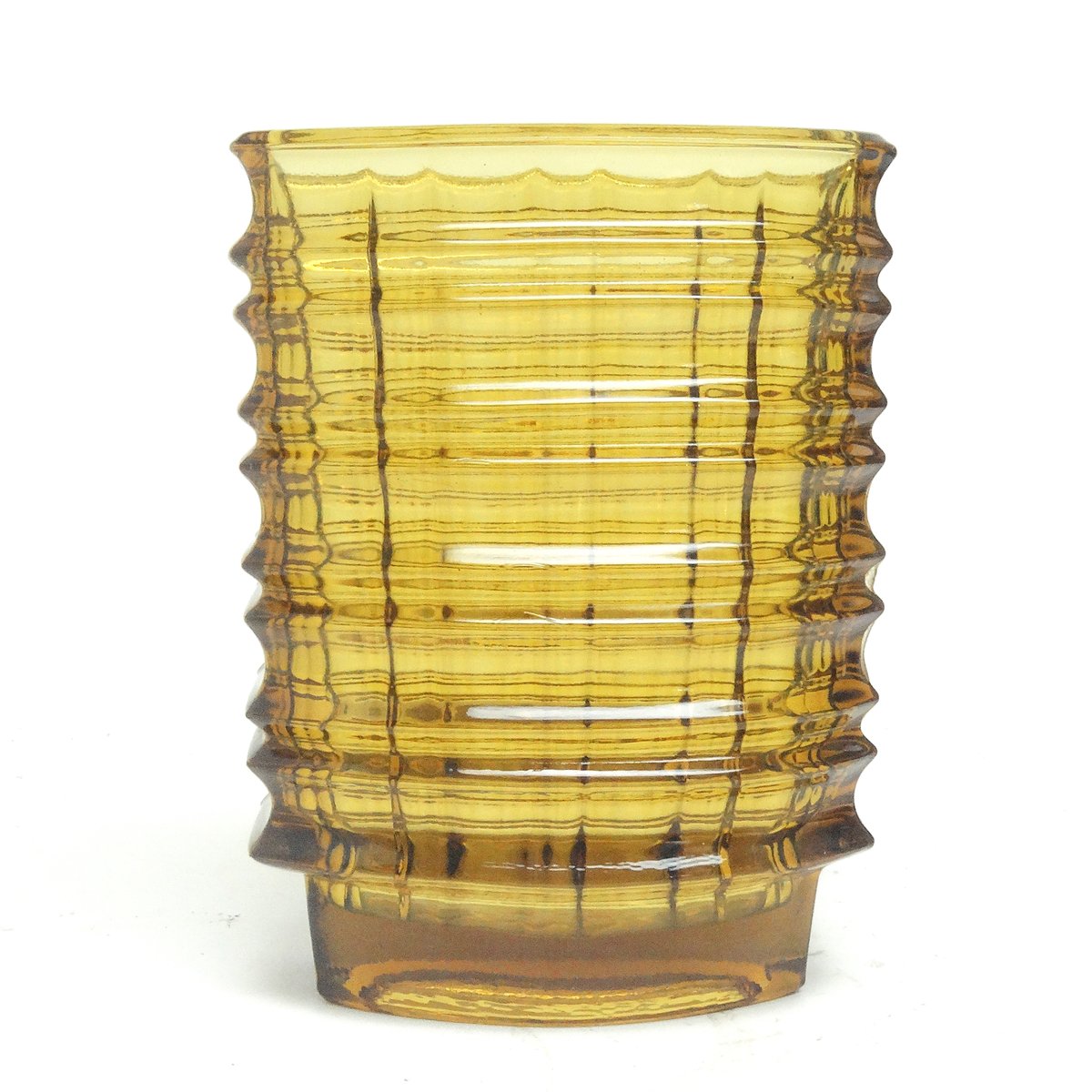 New Look Optical Vase by Jan Sylwester Drost for Ząbkowice Glassworks ...