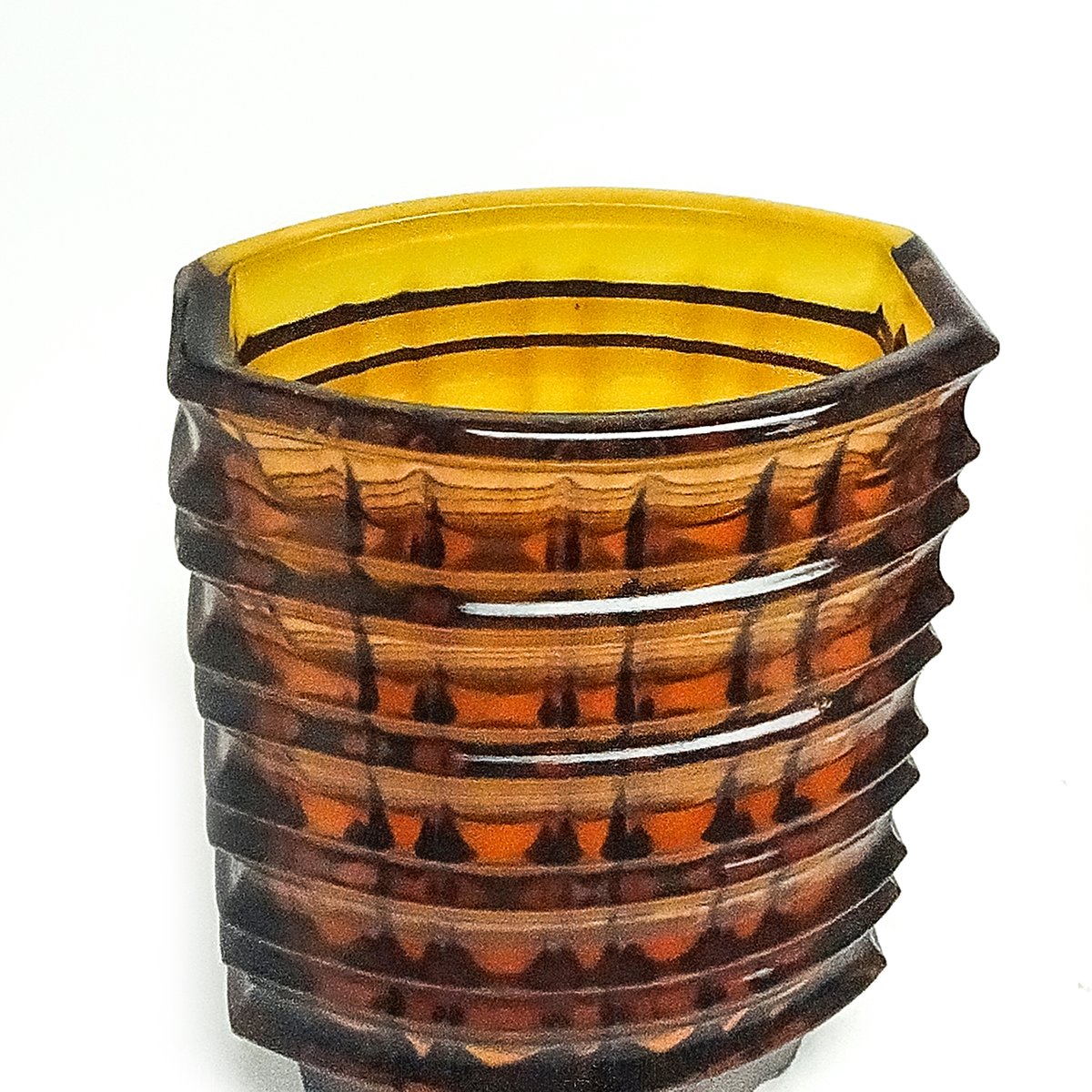 New Look Optical Vase by Jan Sylwester Drost for Ząbkowice Glassworks ...