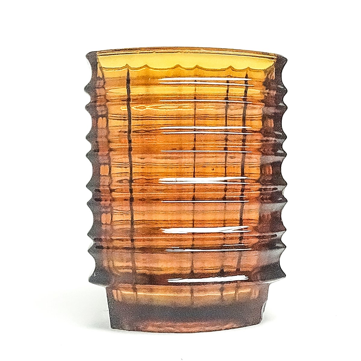 New Look Optical Vase by Jan Sylwester Drost for Ząbkowice Glassworks ...